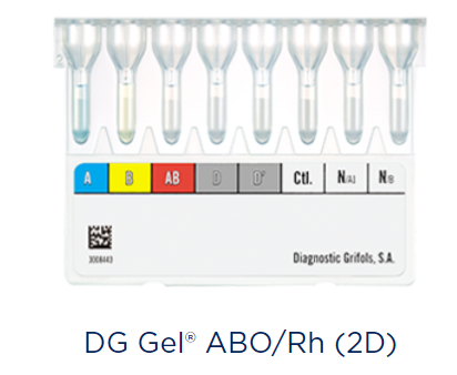 DG- Gel ABO/Rh (2D) Caja 50 Tarjetas LICON | Insulab